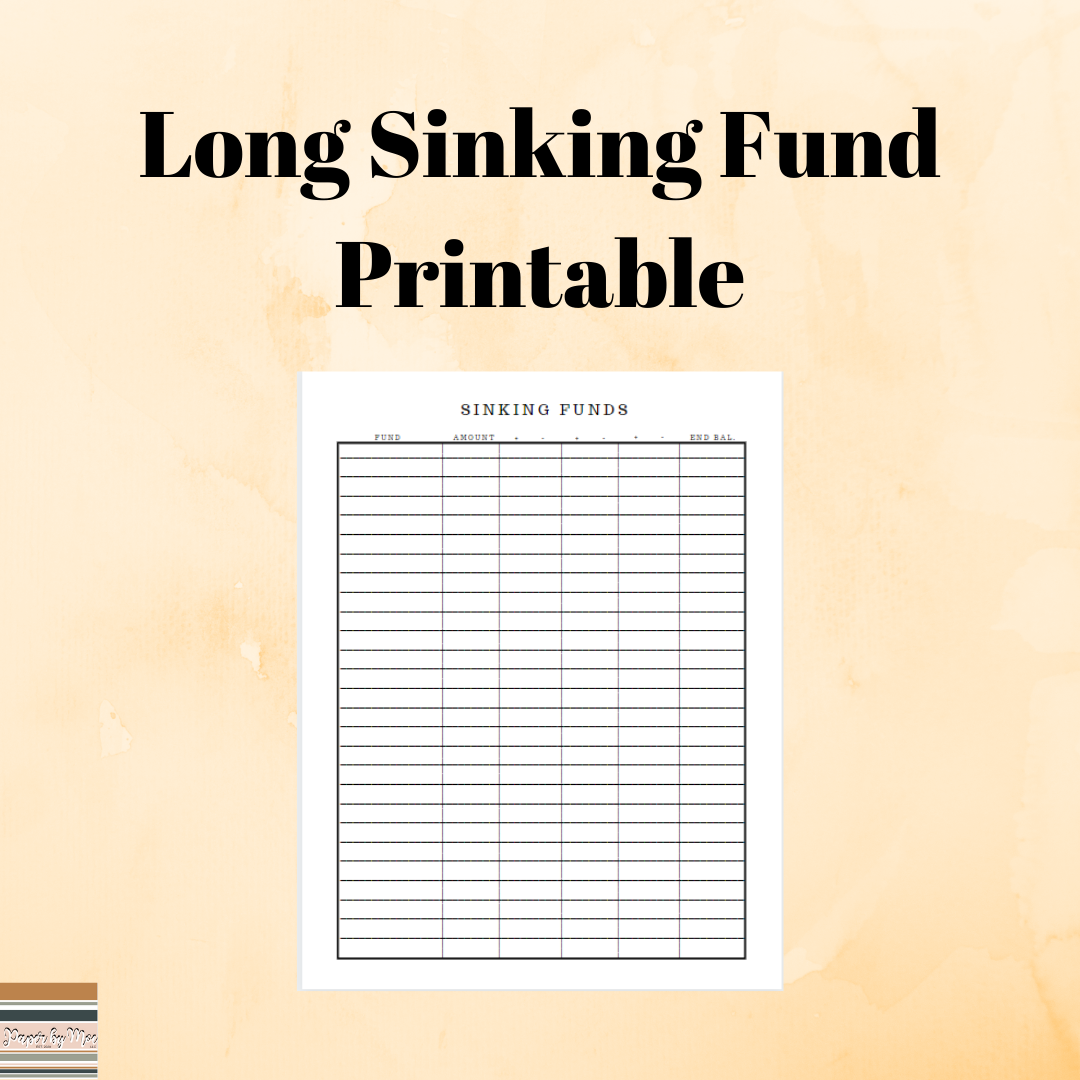Long Basic Sinking Fund – Paper By Moe